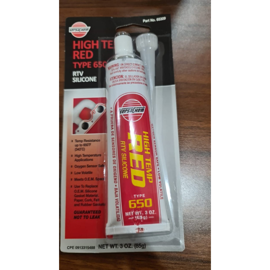 Jual Lem Red Silicone / Lem Gasket Merah Tahan Panas/ Auto Sealer Merah ...