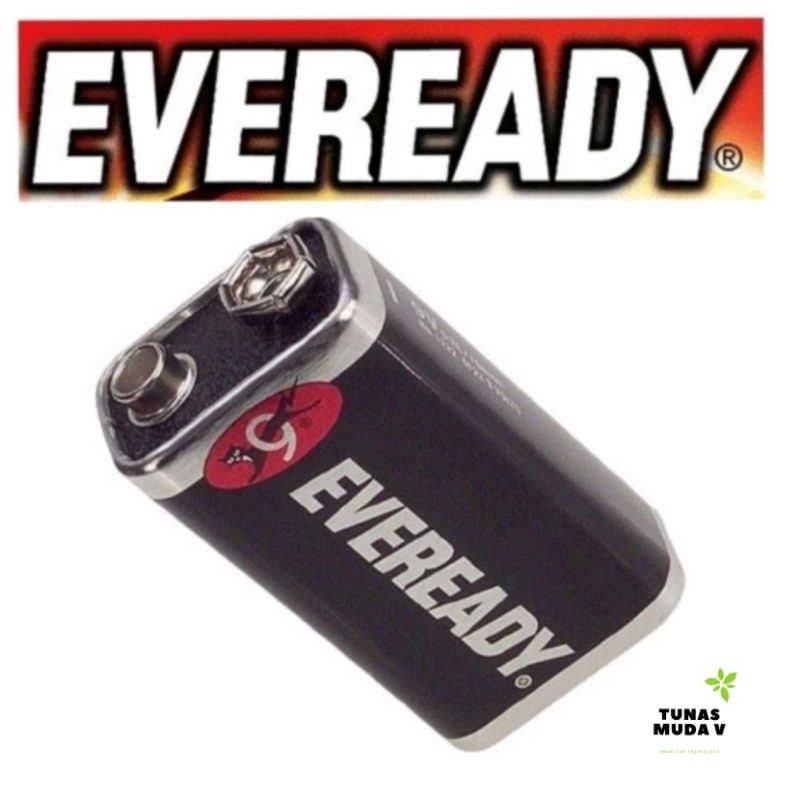 Jual Baterai EVEREADY 9V Baterai Microphone Ori Tersegel per pcsnya ...
