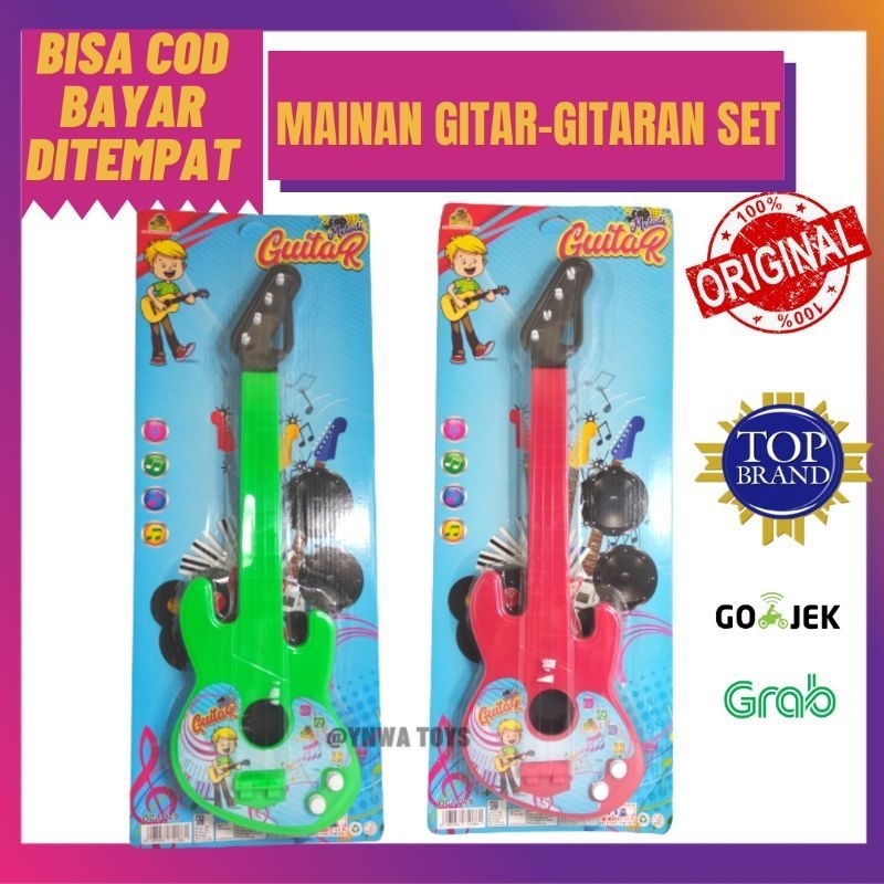 Jual MAINAN ANAK GITAR GITARAN SET/MAINAN ALAT MUSIK GITAR LAKI LAKI ...
