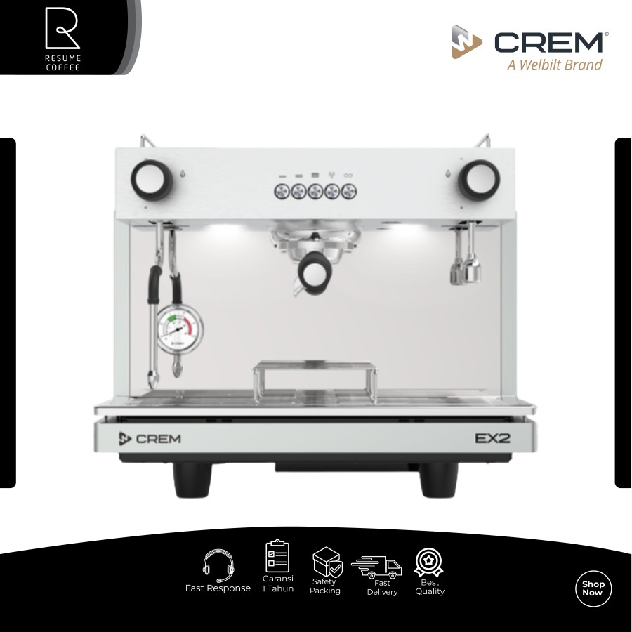Jual Mesin Kopi Crem EX2 - 1Group / Coffee Machine Crem EX2 | Shopee ...