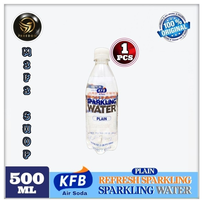 Jual KFB Refresh Sparkling Water Plain | Air Soda Botol Plastik Pet ...