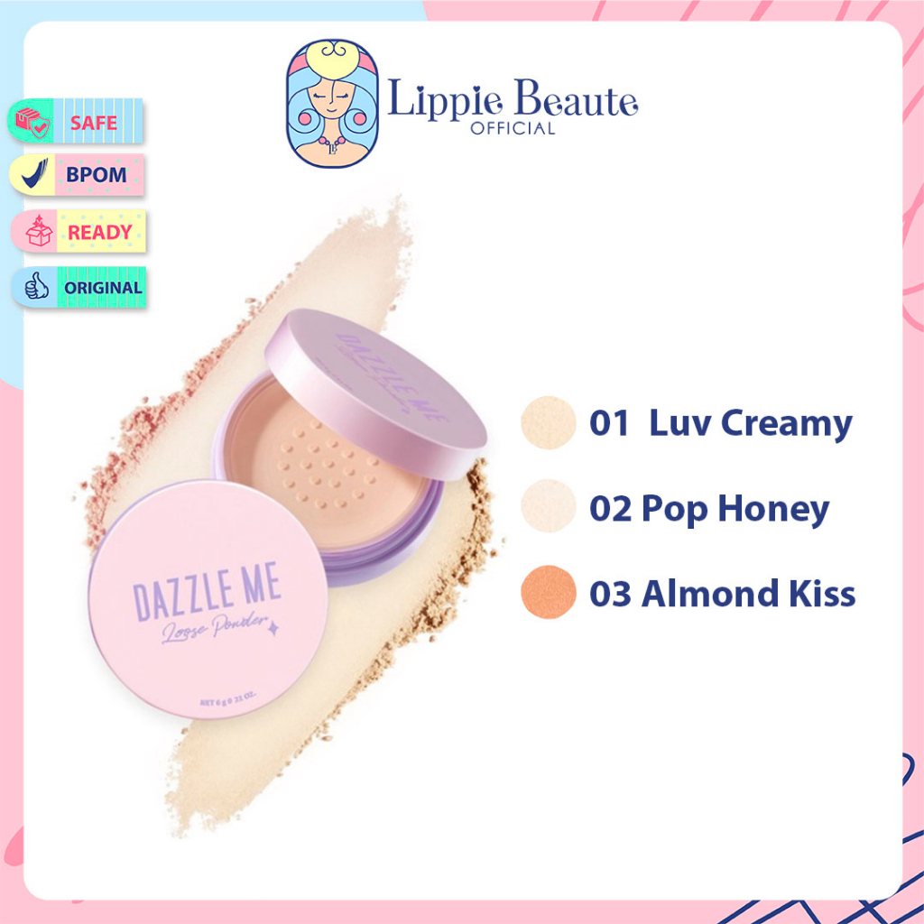 Jual DAZZLE ME - Always Setting Loose Powder | Shopee Indonesia