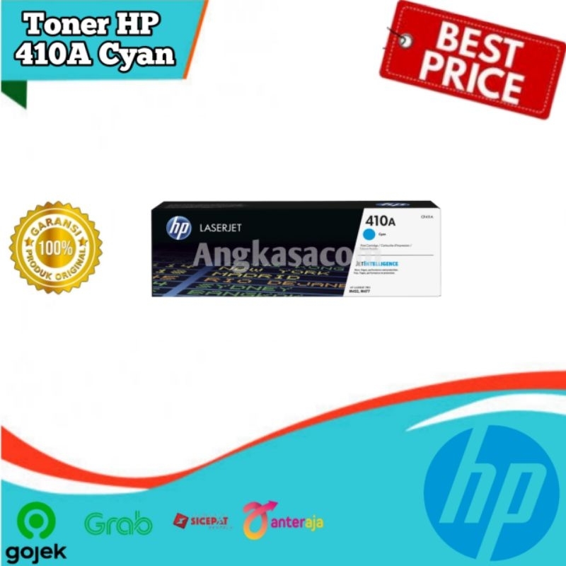 Jual Toner HP 410A Cyan Original LaserJet Cartridge (CF411A) | Shopee Indonesia