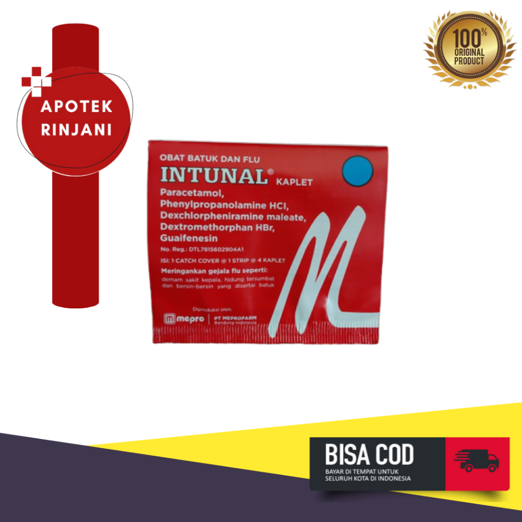 Jual INTUNAL OBAT BATUK DAN FLU 4 KAPLET | Shopee Indonesia