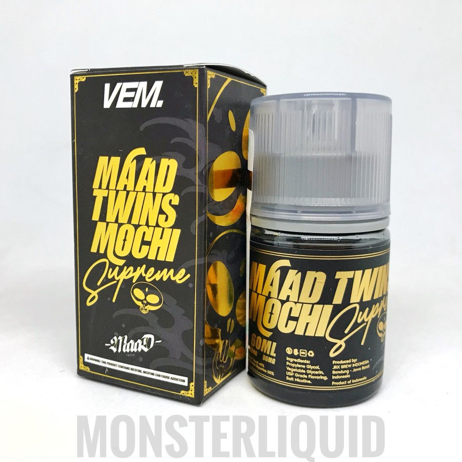 Jual MAAD TWINS MOCHI SUPREME BY VEM JUICE 3MG 60ML | Shopee Indonesia