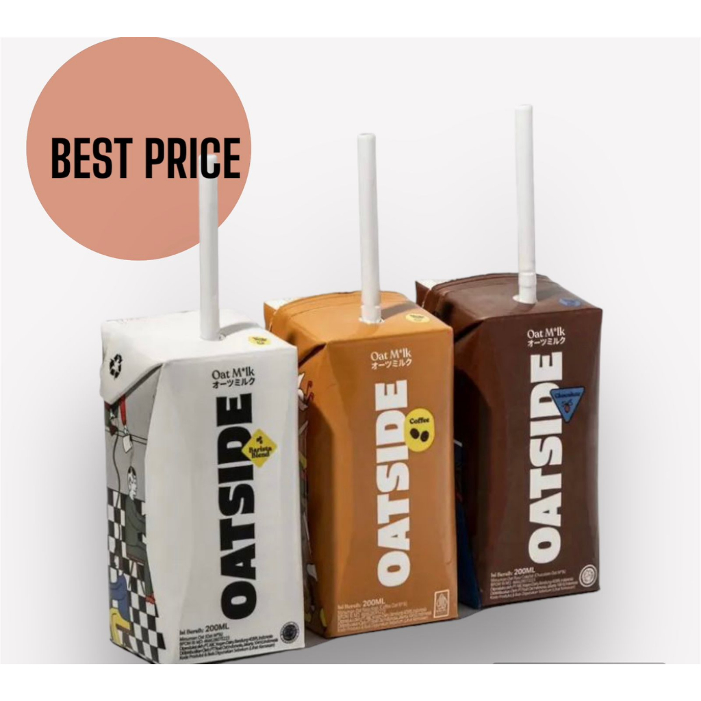 Jual OATSIDE STRAW 200 ML ( 1 KARTON = 12 PCS ) OATSIDE MINI 200 ML ...