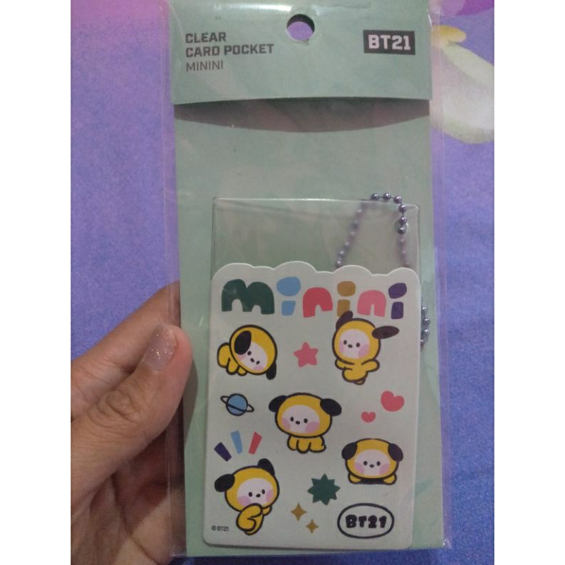 Jual BT21 CHIMMY minini clear card pocket/Photo card holder Official Monopoly | Shopee Indonesia