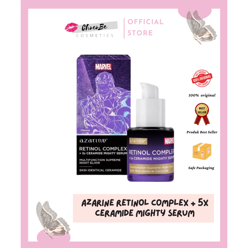 Jual Azarine Retinol Complex + 5x Ceramide Mighty Serum 20 ml | Shopee ...