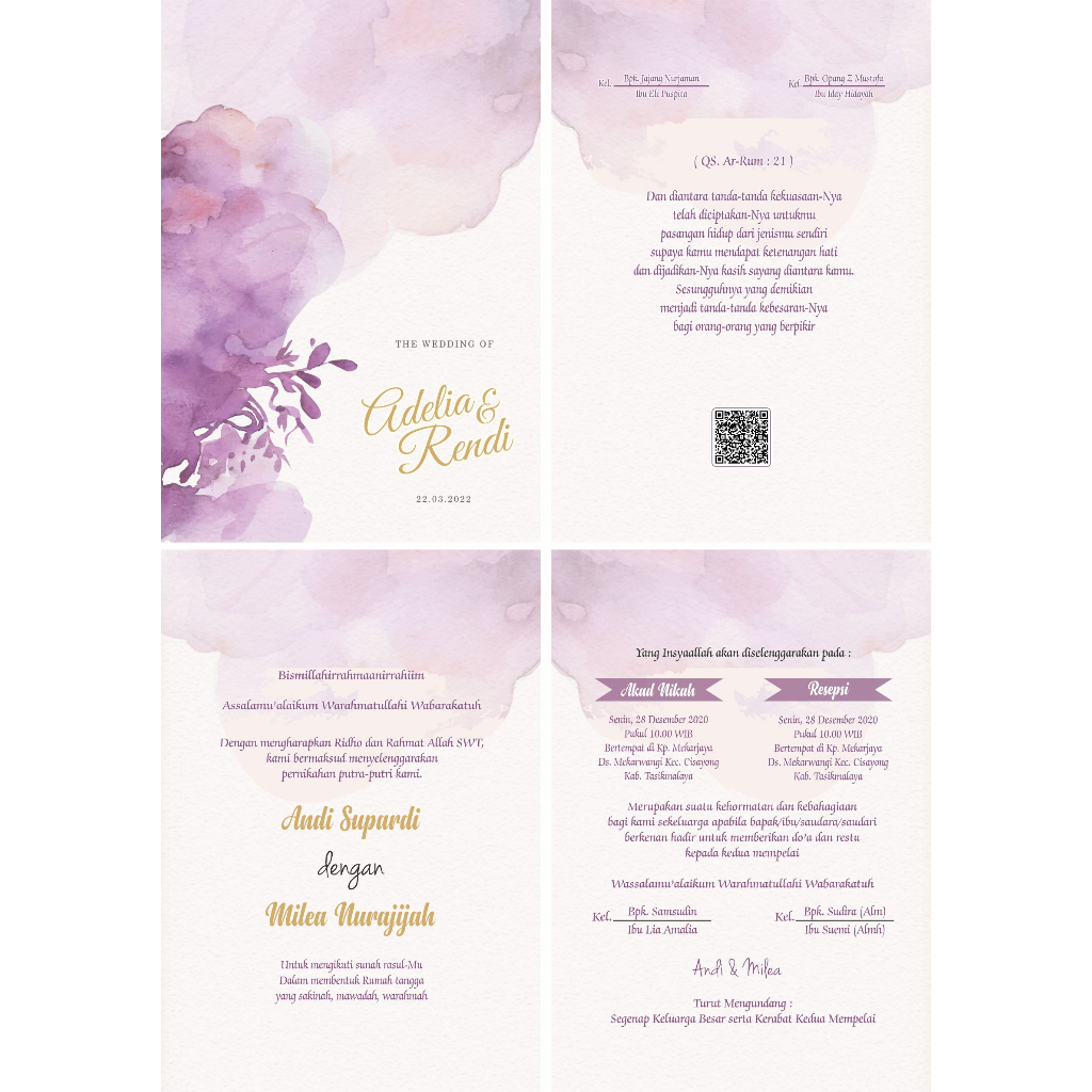 Jual Undangan Perkawinan / Undangan pernikahan / Undangan Murah / Undangan Custom / Undangan ...