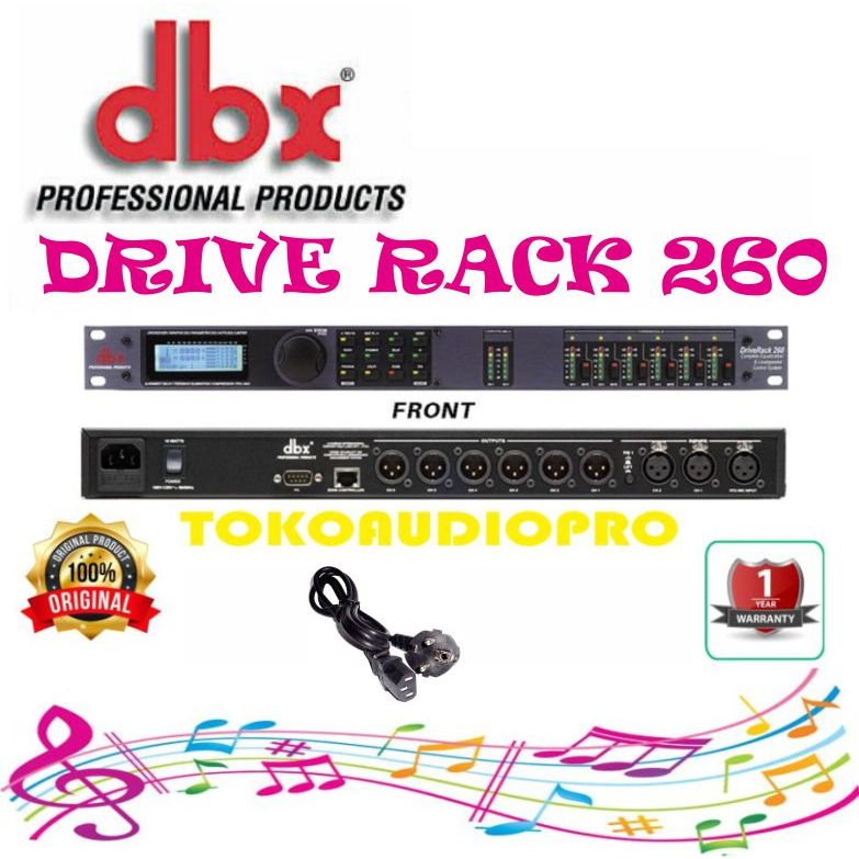 Jual DBX Driverack 260 Digital Speaker Management Original DLMS | Shopee Indonesia