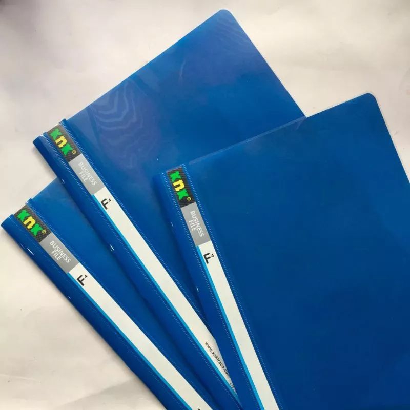 Jual (12Pcs) Bisnis file ESBEE/ Map Trasparant/ Bisnis file warna warni ...