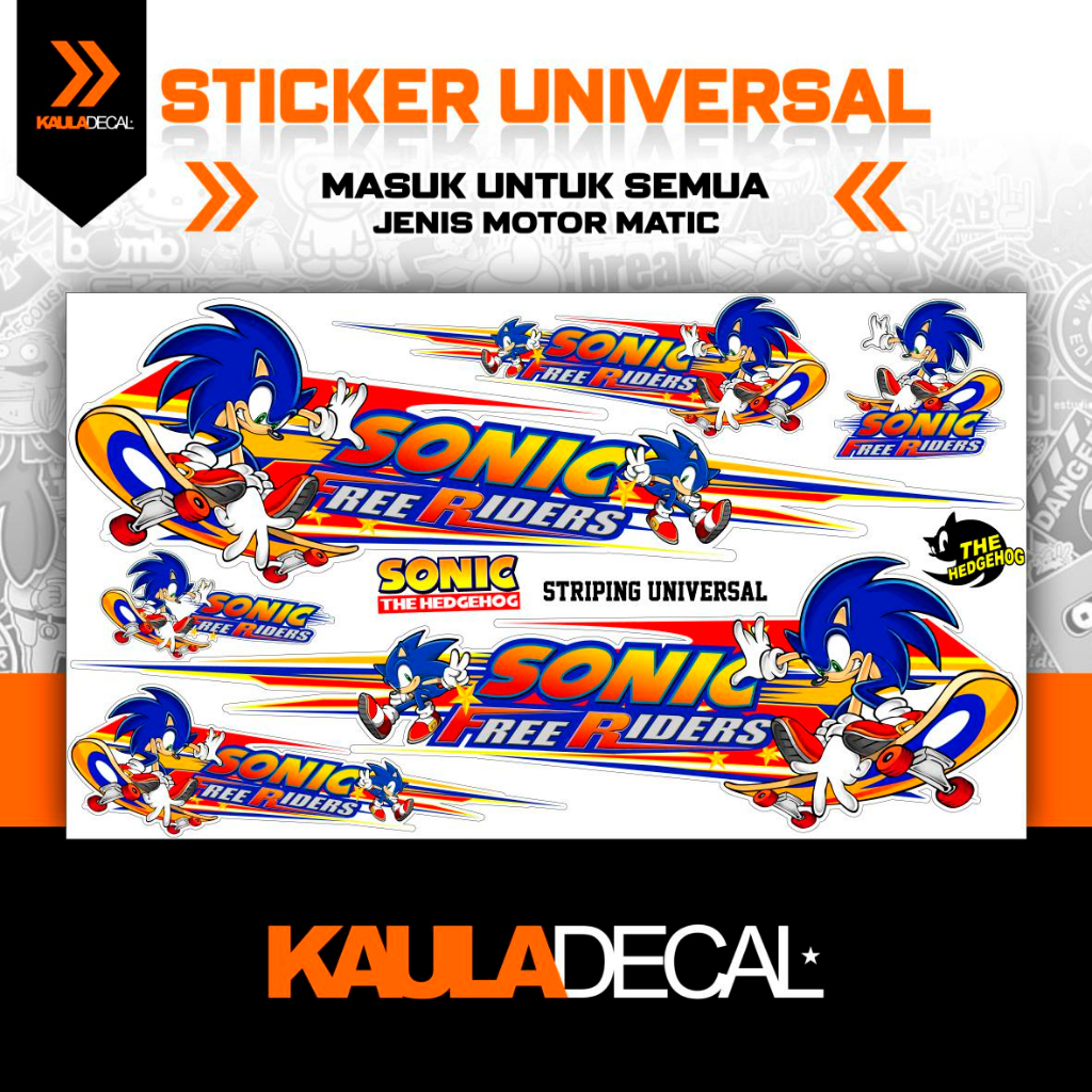 Jual STIKER STRIPING MOTOR ALL MATIC MOTIF 82 / UNIVERSAL MATIC ...