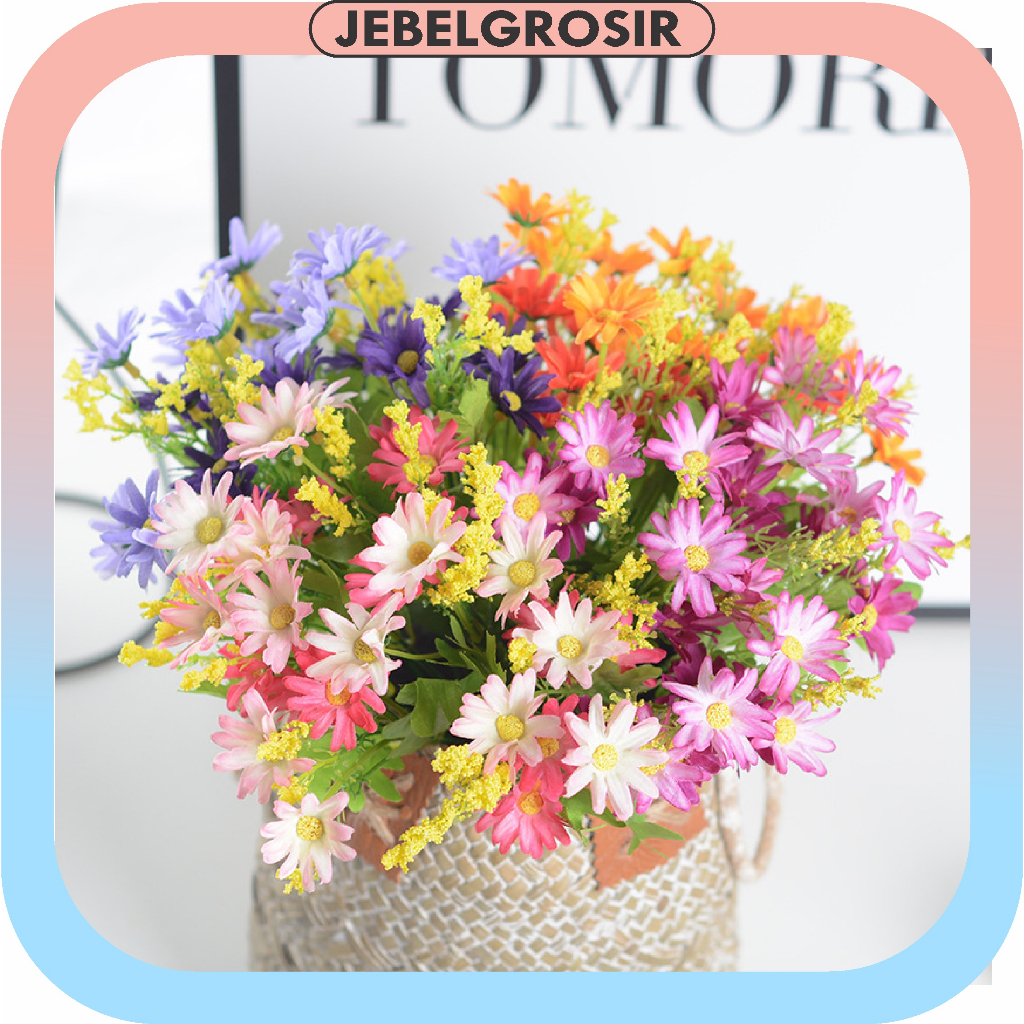 Jual Cod Bunga Daisy Bunga Tangkai Plastik Bunga Artifisial Bunga ...