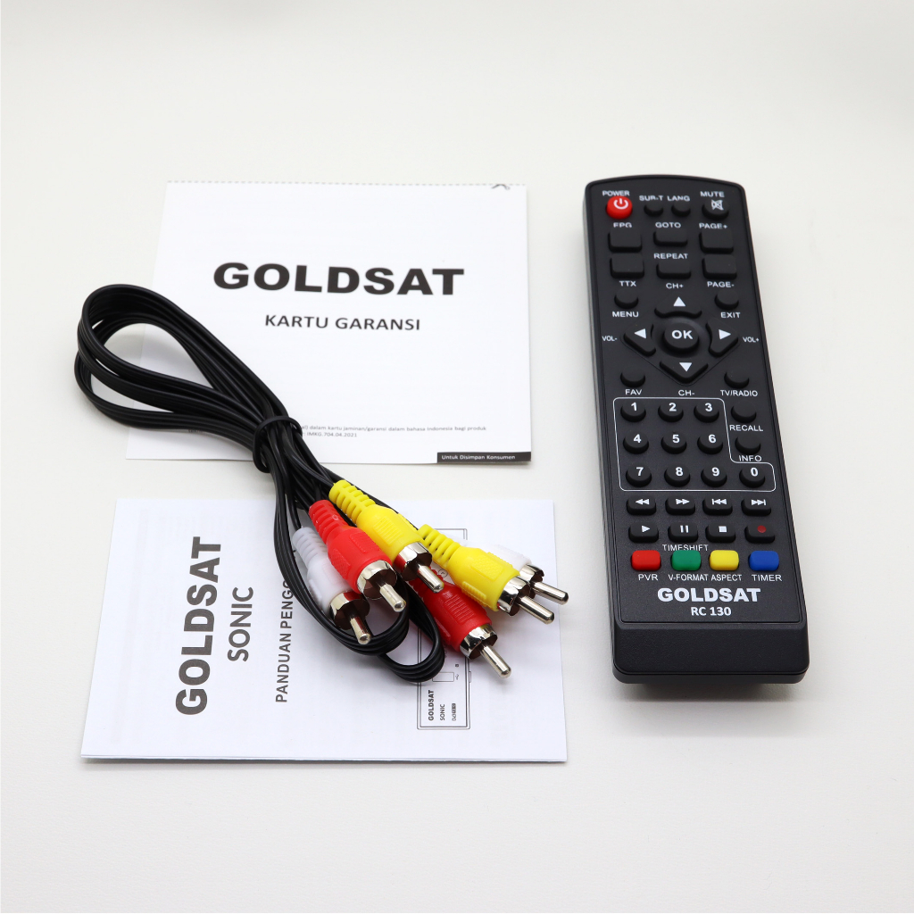 Jual Set Top Box TV Digital GOLDSAT SONIC DVB T2 / Receiver TV Digital ...