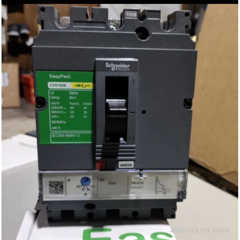 Jual Mccb Schneider CVS 3P 25A,32A,40A,50A,63A,80A,100A,125A,160A,200A,250A - 16A | Shopee Indonesia