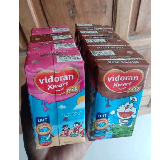 Jual susu uht vidorant xmart 120ml (1banded isi 4pc) | Shopee Indonesia