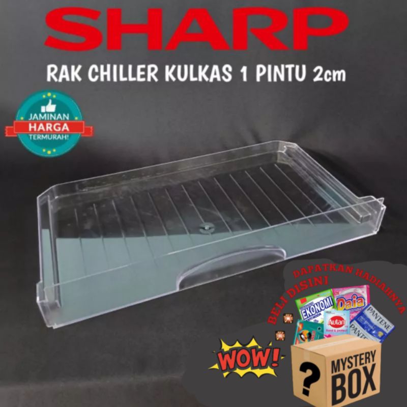 Jual RAK CHILLER KULKAS SHARP 1 PINTU ORIGINAL | Shopee Indonesia