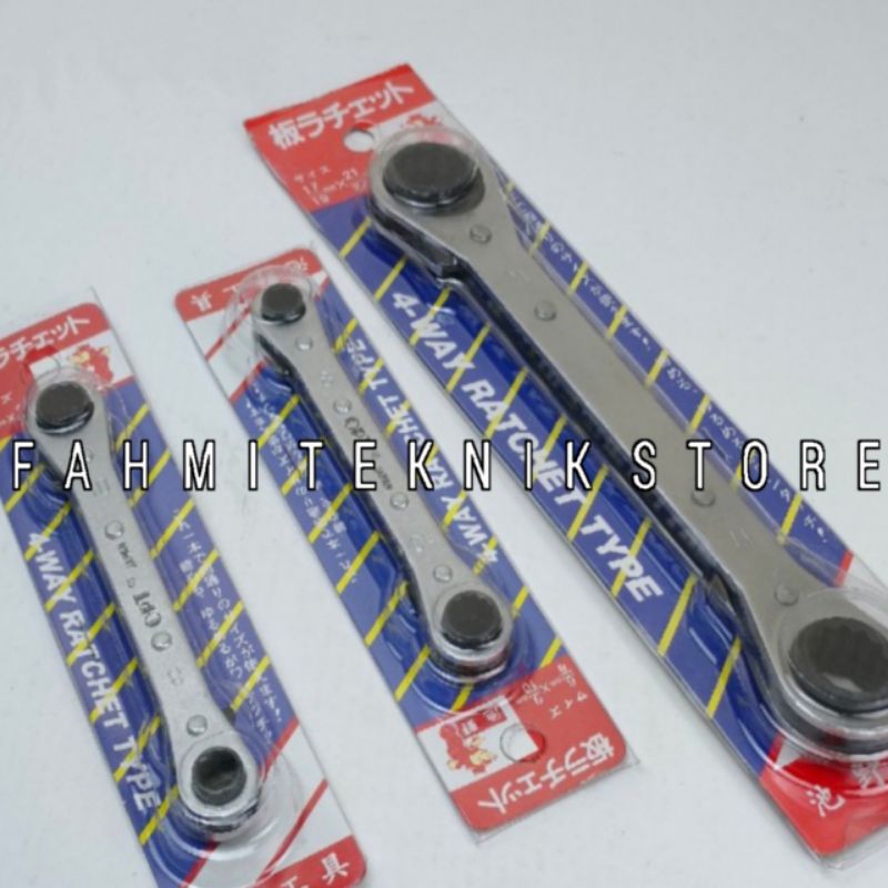 Jual kunci rachet 4 inch 1 size 10 × 12 × 13 × 14 kunci ring pas 4 ...