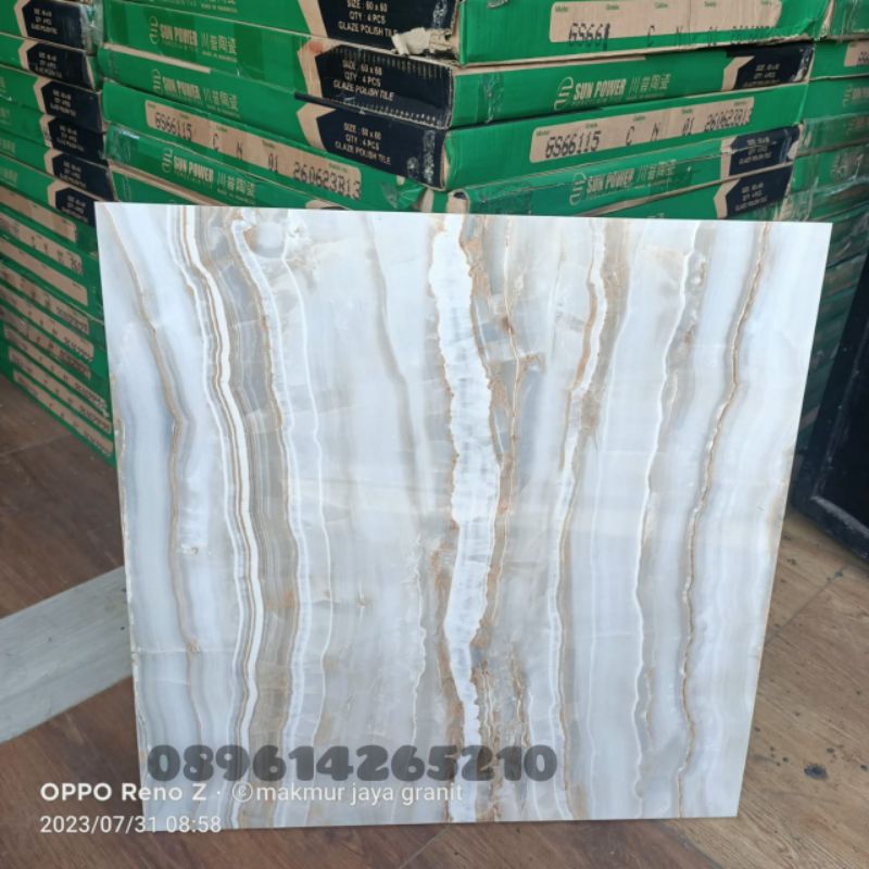 Jual Granit 60x60 Lantai motip marmer onix linea | Shopee Indonesia