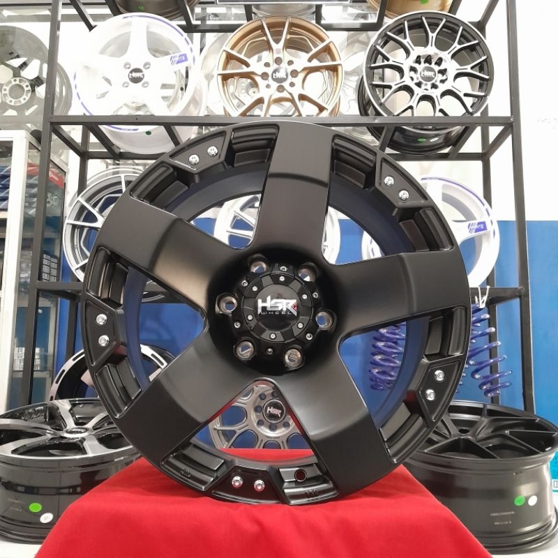 Jual Velg Mobil Murah Hsr Rasta Ring 18 Lebar 9 Pcd 6x139,7 Pajero Fortuner Ranger Hilux Triton ...