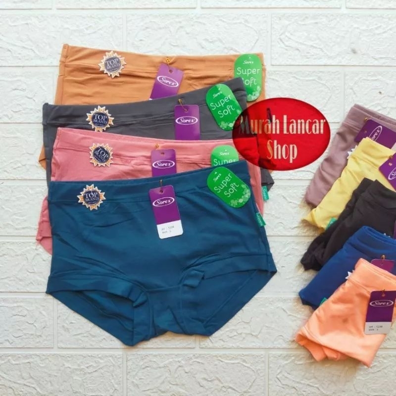 Jual Celana Dalam Wanita Sorex 1238 Super Soft | Cd Perempuan Bahan Lembut Karet Lebar Semi ...