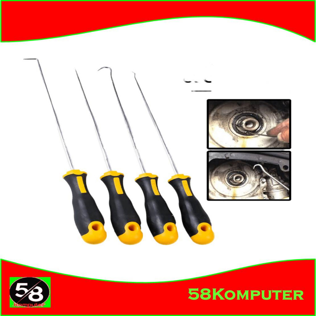 Jual 4 PCS Obeng pembuka pengungkit Cungkil Pelepas Seal Roller Karet ...