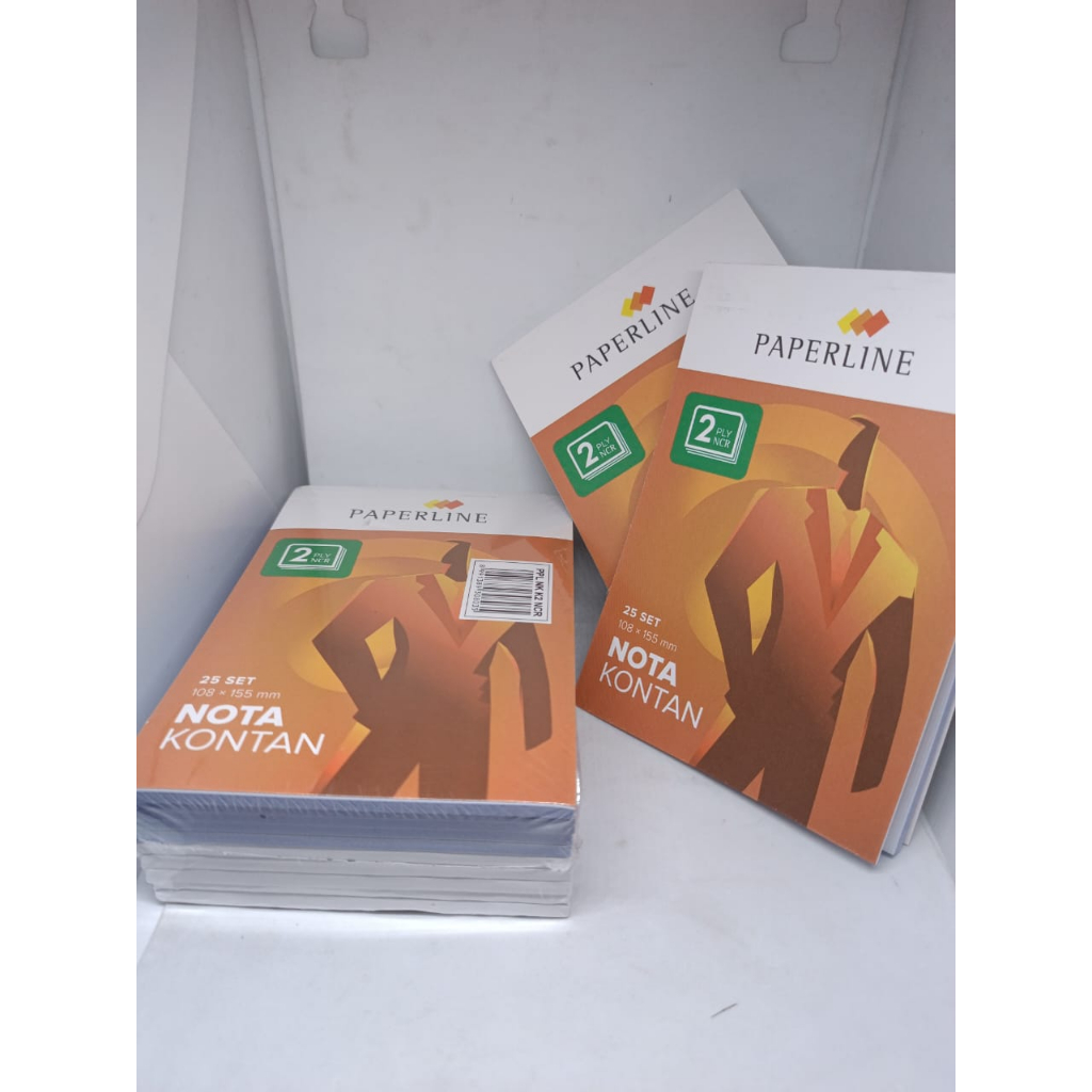 Jual BUKU NOTA KONTAN TANGGUNG MEREK PAPERLINE 1 2 3 LAPIS 50 LEMBAR 25 ...