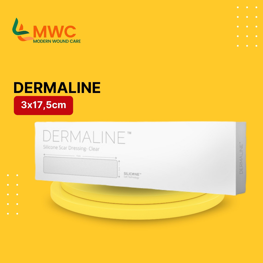 Jual Perawatan Keloid | Dermaline - Clear Silicone Scar Sheet 17.5 cm x ...