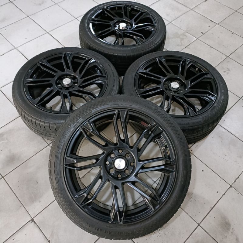 Jual Velg Pelek Mobil Hsr Sirius Ring 18 pcd 4x100-114.3 Et45 Velg Aja ...