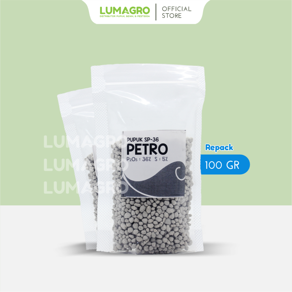 Jual Pupuk SP-36 Petro 100gr Repack Nutrisi Untuk Mempercepat Proses ...