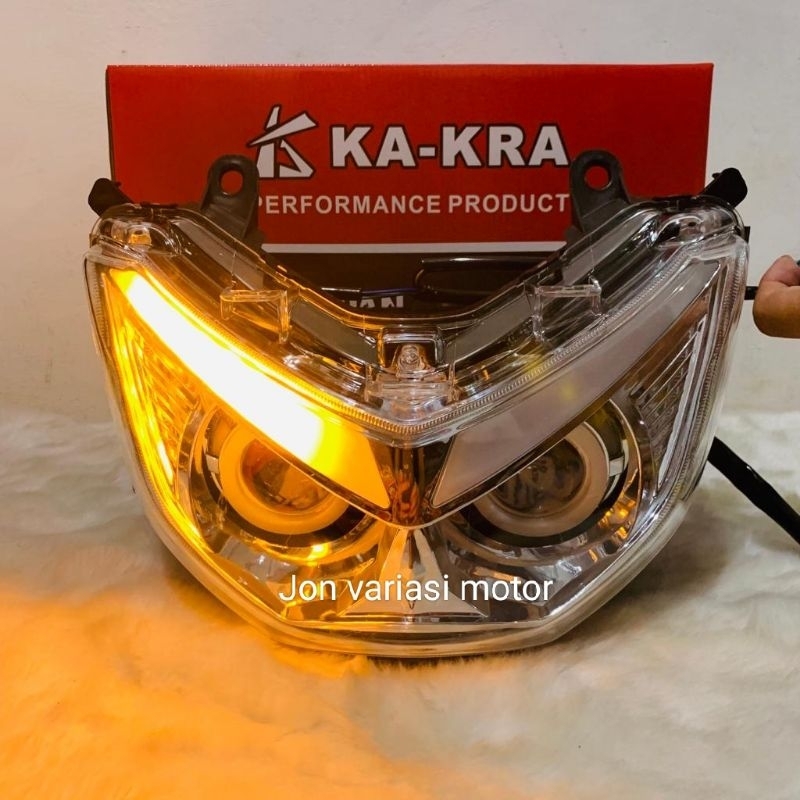 Jual LAMPU DEPAN HEADLAMP LED REFLEKTOR LAMPU DEPAN NMAX OLD LED ...