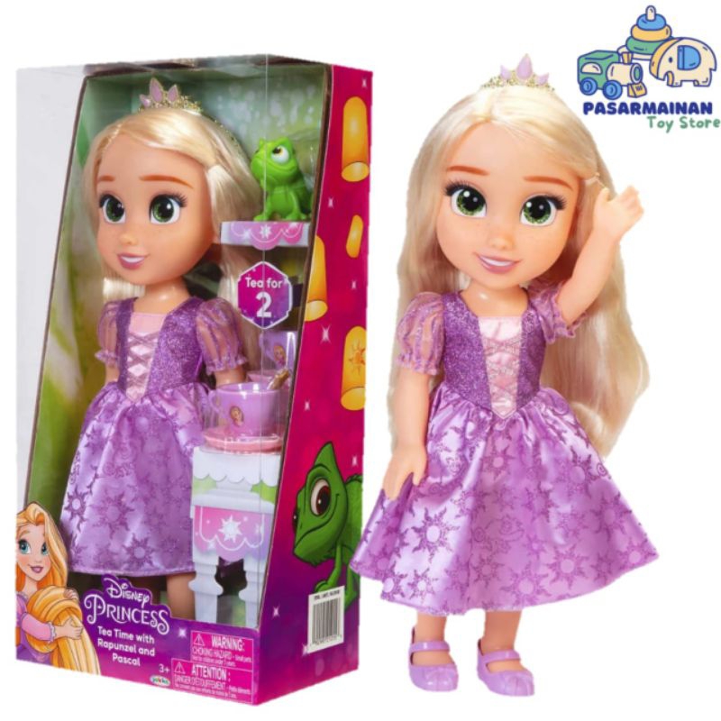 Jual Boneka Disney Princess Doll Tea Time With Rapunzel and Pascal ...