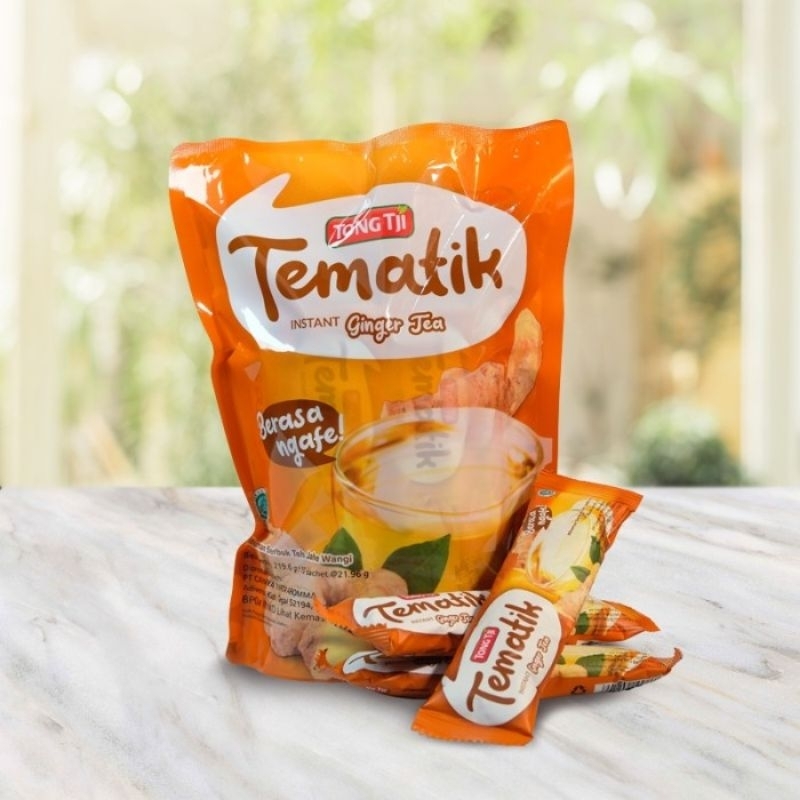 Jual TONG TJI Teh Jahe Pouch 10 sachet Ginger Tea Tematik Teh Instant ...