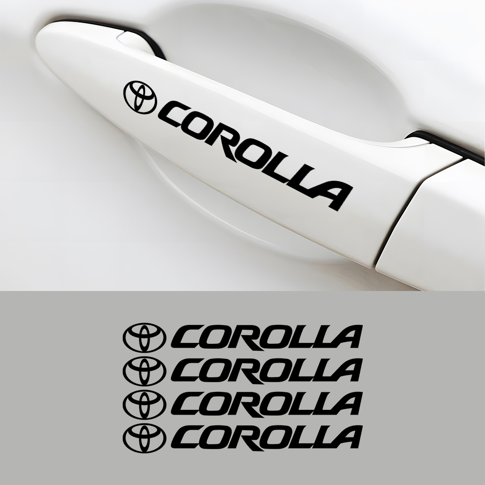 Jual Stiker Handle Pintu Mobil Toyota Corolla - Car Decal Sticker ...