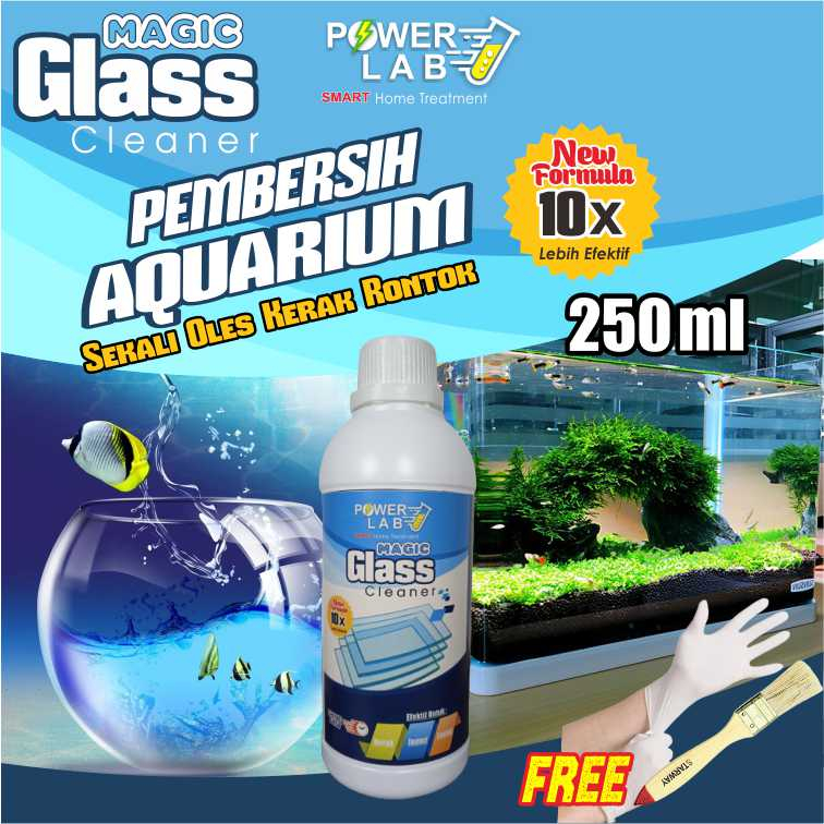 Jual Powerlab Magic Glass Cairan Penghilang Pembersih Kerak Jamur Lumut ...