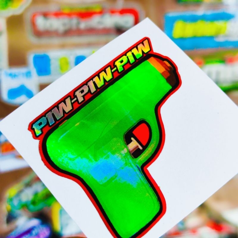 Jual Stiker PIW PIW HIJAU HOLOGRAM | Shopee Indonesia