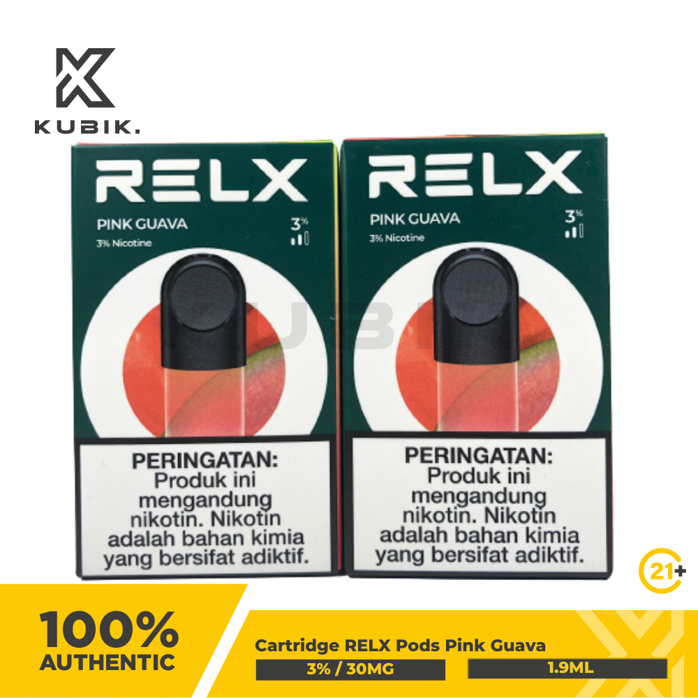 Jual Cartridge RELX Pods Pink Guava Authentic | Shopee Indonesia