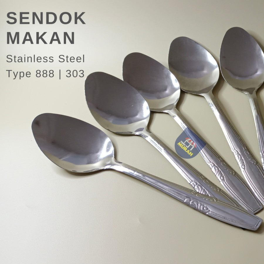 Jual Sendok Makan Besi Stainless Steel High Quality Berkualitas Tinggi ...