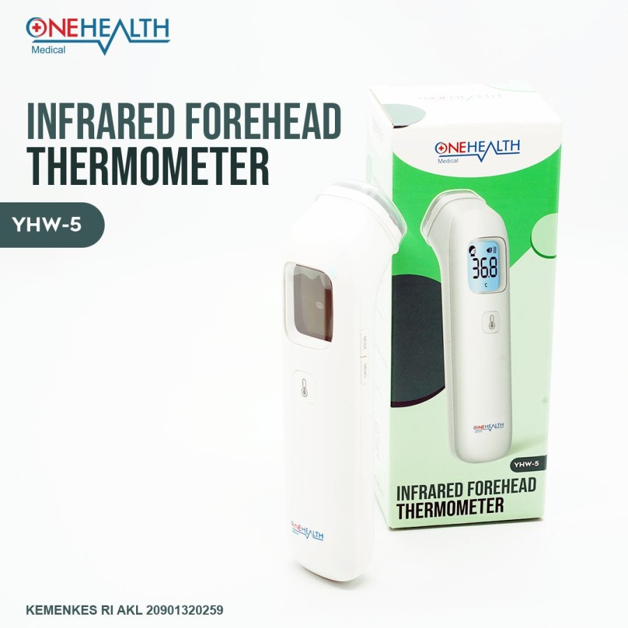 Jual Thermometer Infrared Head Yuwell YT-1 Duo Sensor termometer ...