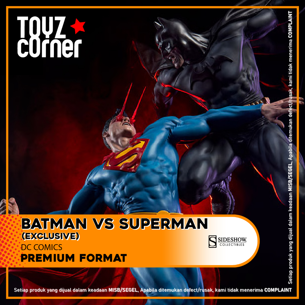 Jual Toyz Corner - Sideshow #2005391 Premium Format Batman VS Superman ...