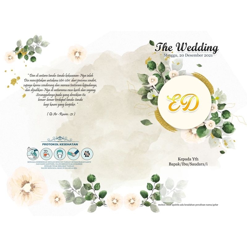 Jual undangan nikah undangan pernikahan undangan nikahan murah bagus ...