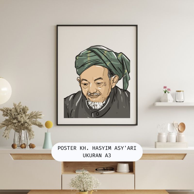 Jual Poster KH Hasyim Asyari Poster Ulama | Shopee Indonesia