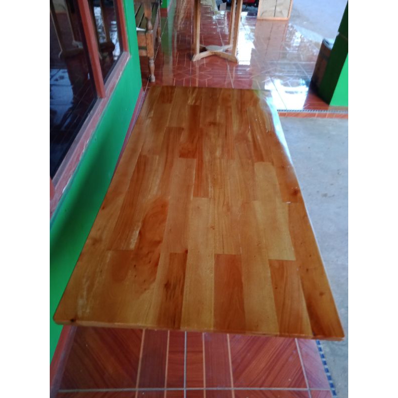 Jual PAPAN LAMINASI TOP TABLE MAHONI 135x45 TEBAL 2CM | Shopee Indonesia