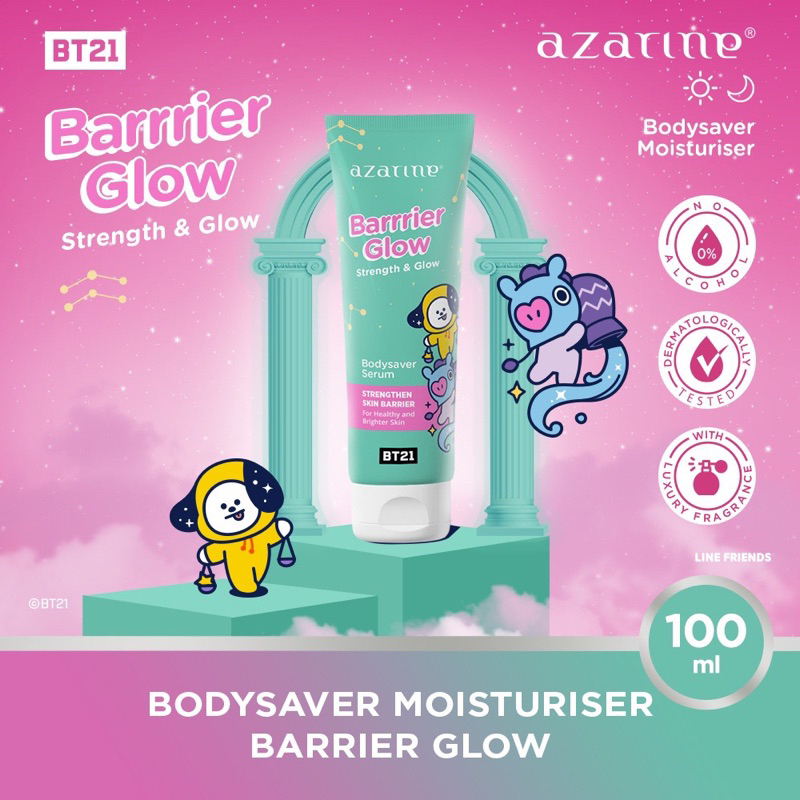 Jual Azarine x BT21 Body Guard Moisturizer Sunscreen Serum 100ml | Body ...