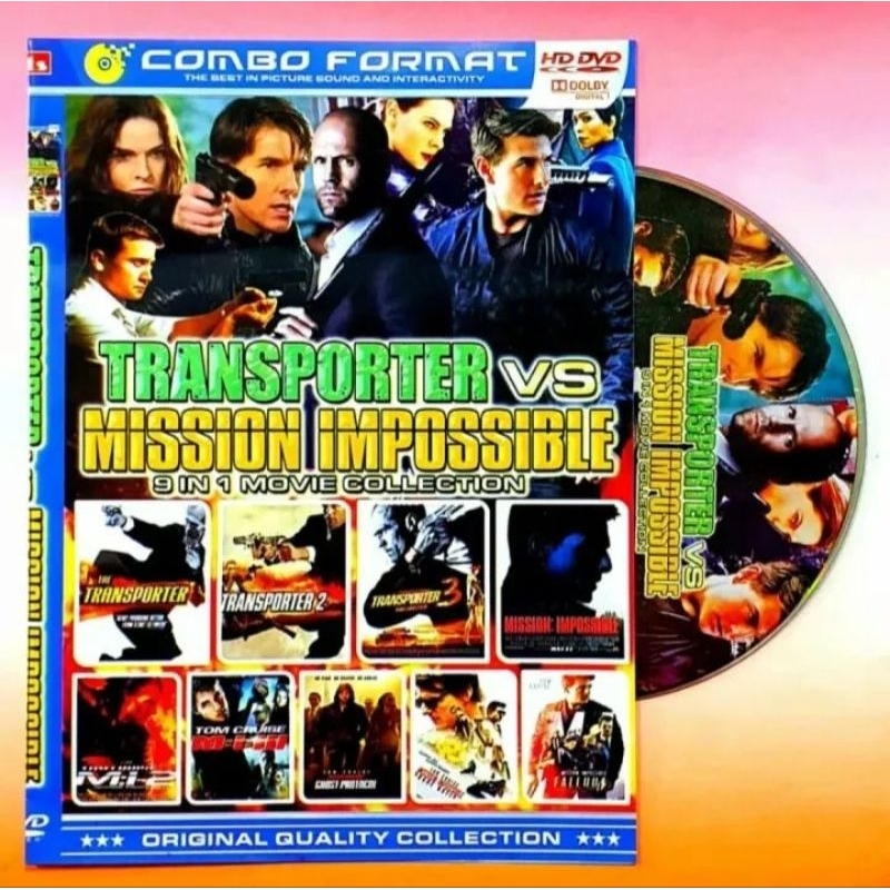 Jual KASET DVD MISSION IMPOSSIBLE TRANSPORTER | Shopee Indonesia