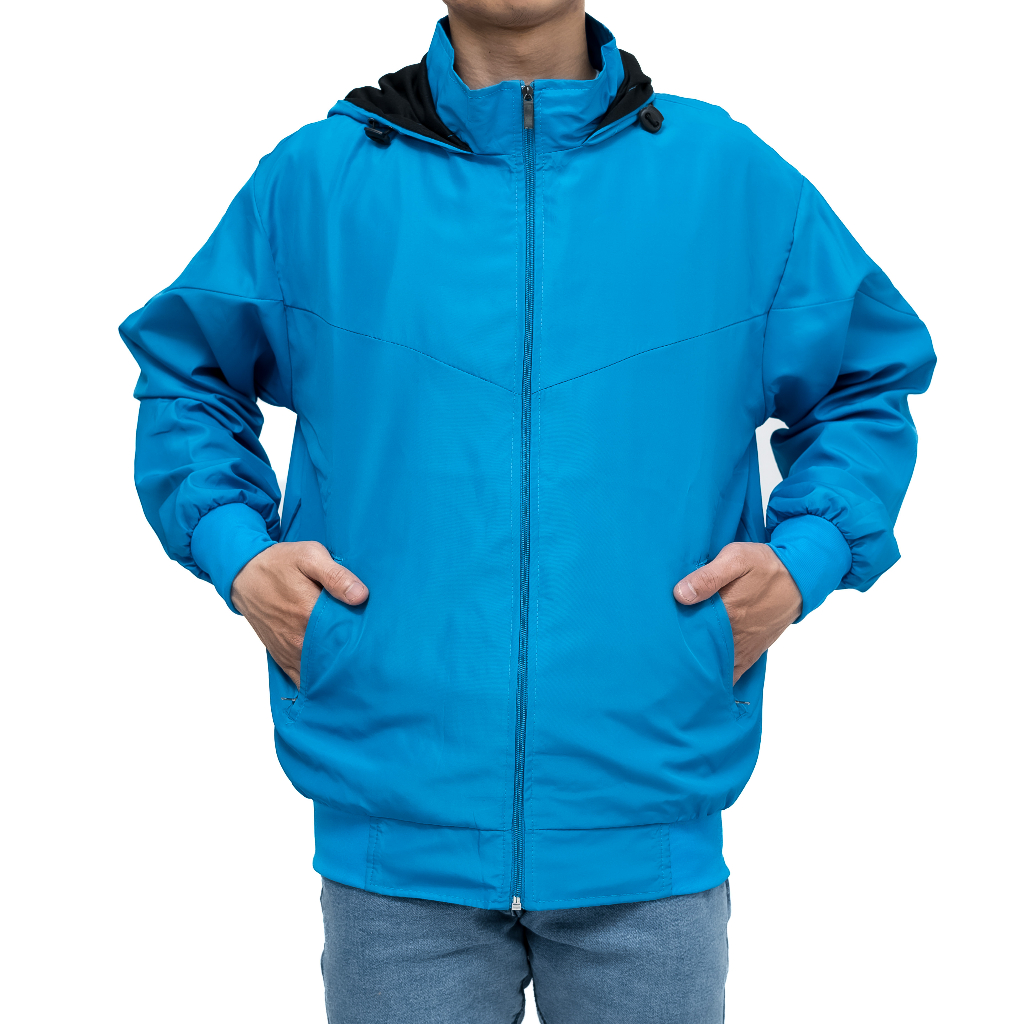 Jual INDO - Jaket Parasut Polos Olahraga Sporty Jogging | Jacket ...