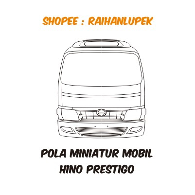 Jual Pola Miniatur Mobil Hino Prestigo / Elf Hino / Dyna Elf | Shopee ...