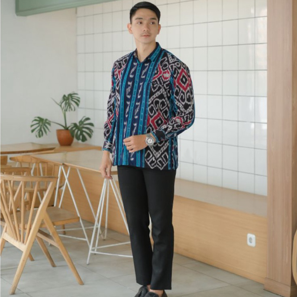 Jual [READY STOCK] Kemeja tenun troso, baju kondangan pria, kemeja ...