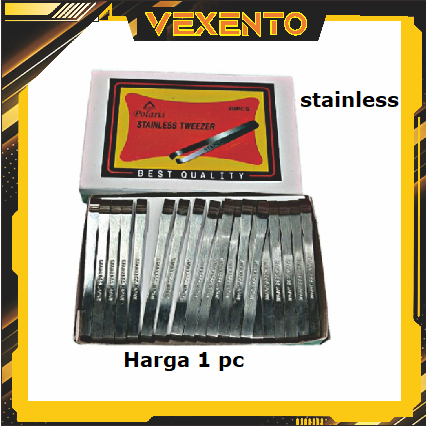 Jual Pinset Bulu Stainless Japan Polaris by Vexento | Shopee Indonesia