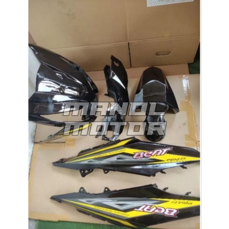 Jual Fullset Body Honda beat fi th.2014 dek body halus beat fi kuning ...